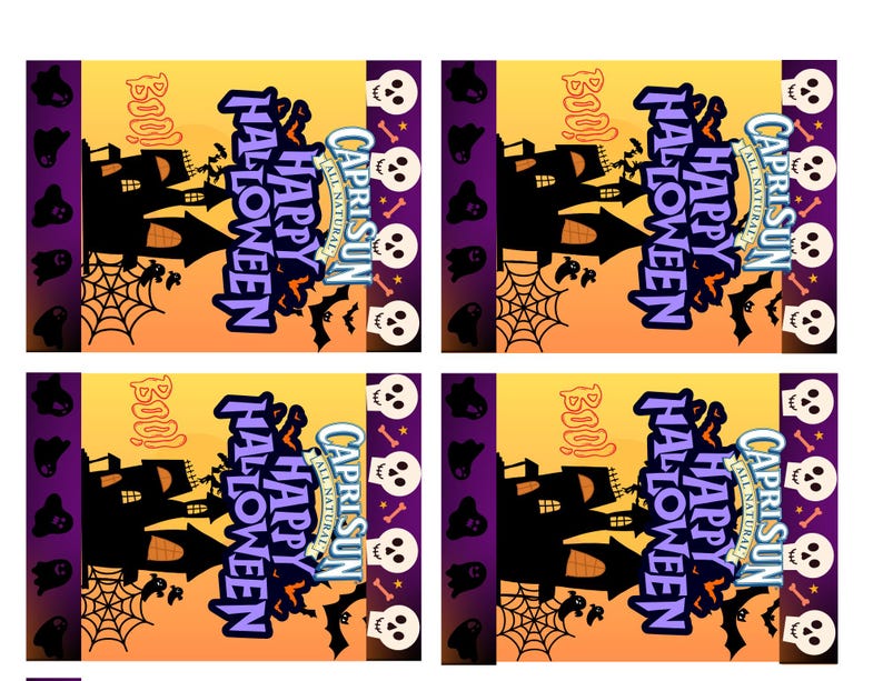 Editable Halloween Birthday Party Favor Bundle Class Party Supplies Kid ...