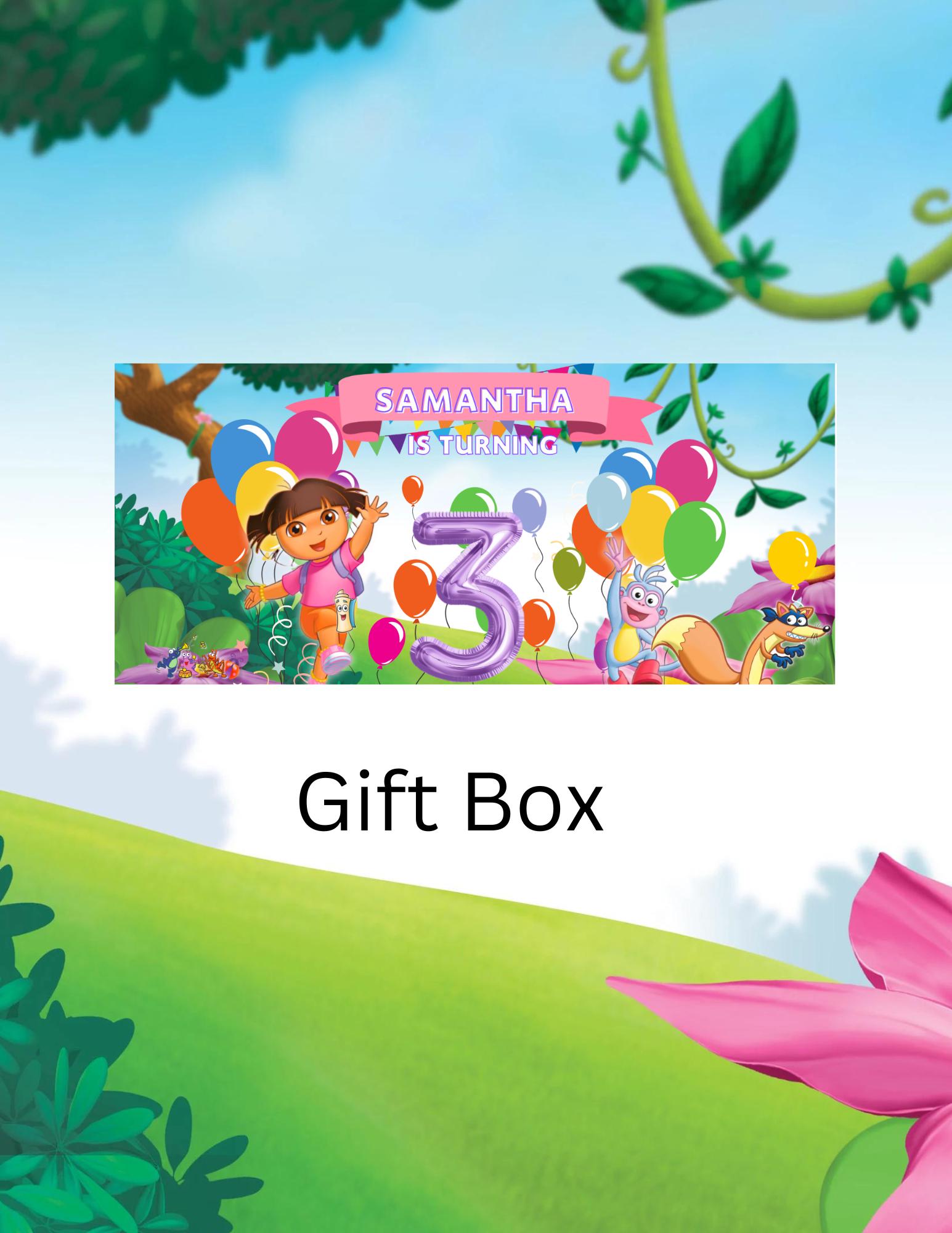 Personalized Dora the Explorer Birthday Party Favors Templates Diy ...