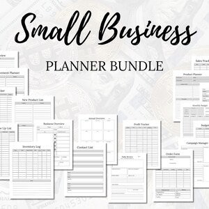 Small Business Planner Digital Planner Tracker Budgets Inventory ...