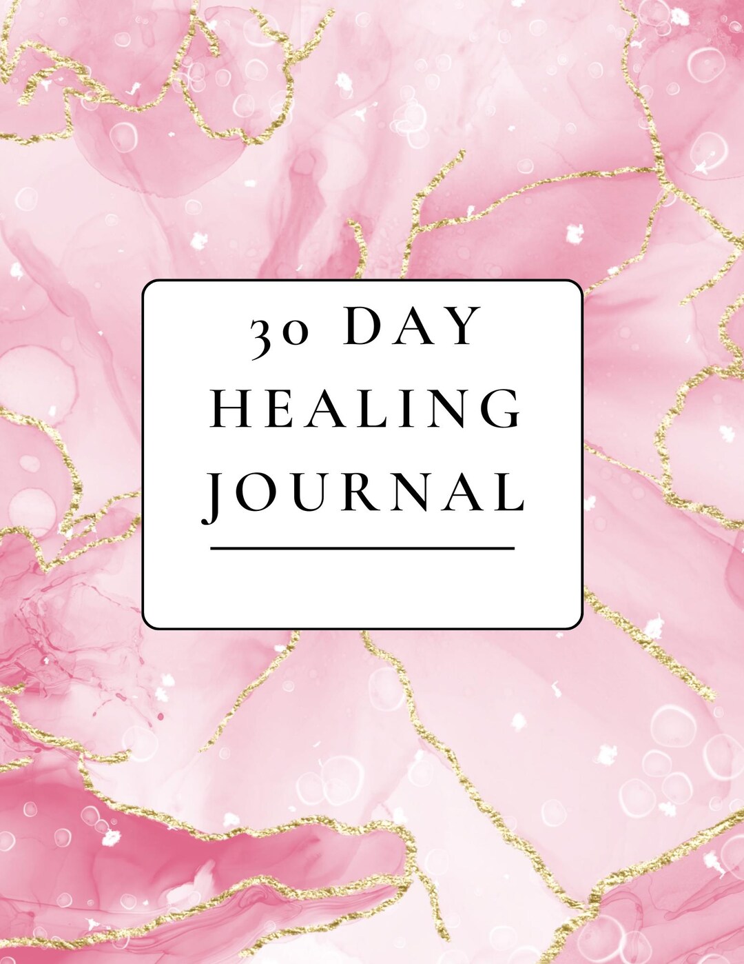 Self Care 30 Day Healing Journal Self Discovery Healing Self Love ...