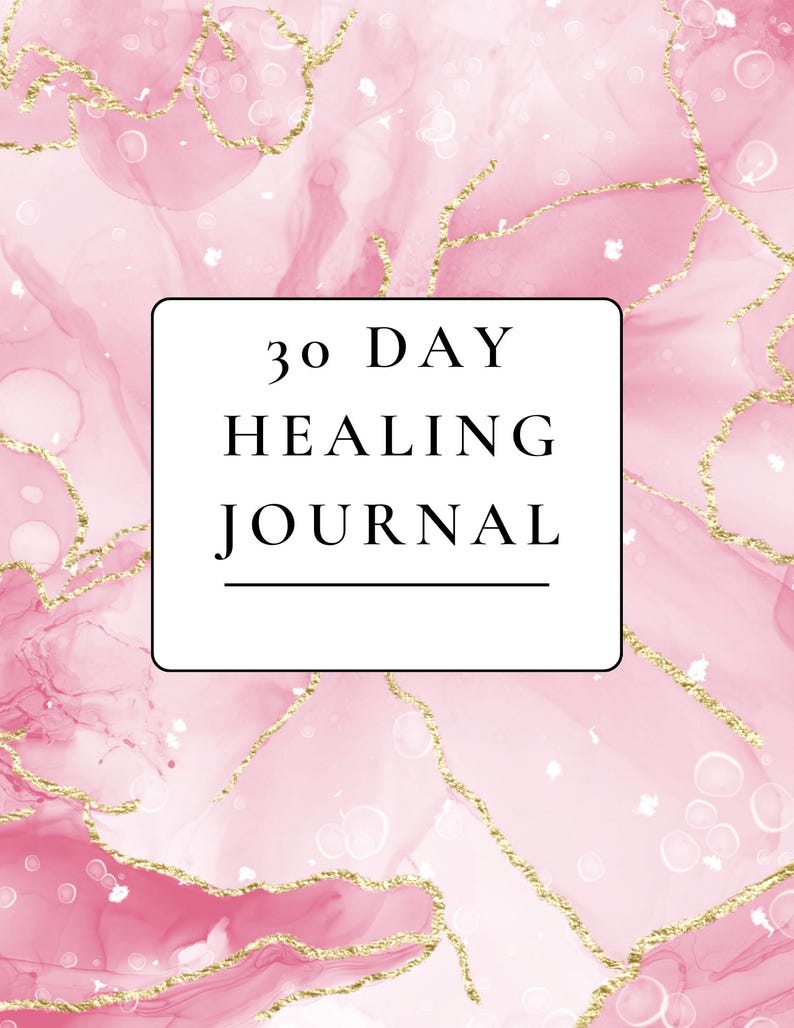 Self Care 30 Day Healing Journal Self Discovery Healing Self Love ...