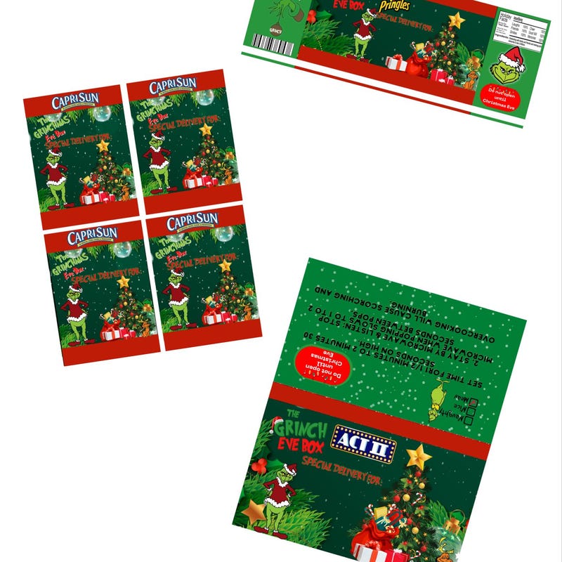 Grinch Party Favors - Etsy