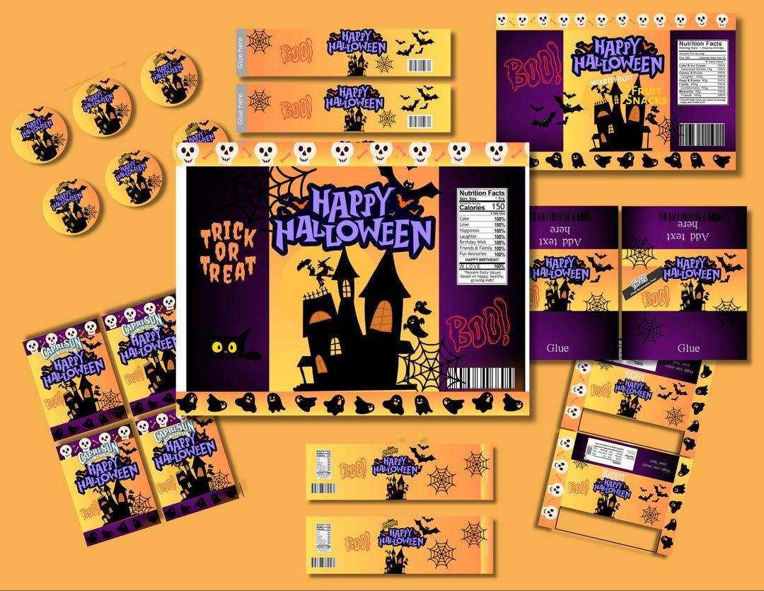 Halloween Birthday Party Favorbundle Class Party Supplies Kids ...