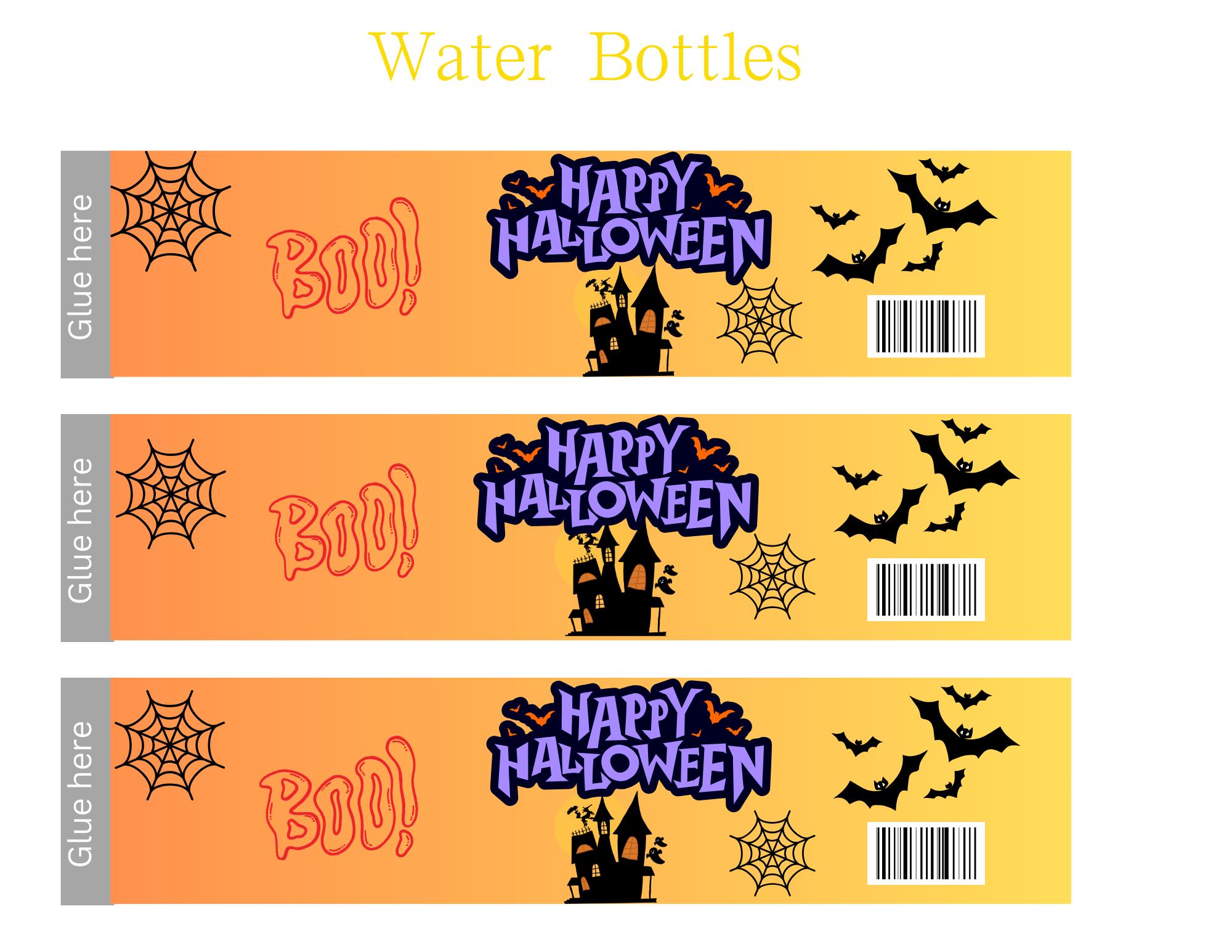 Editable Halloween Birthday Party Favor Bundle Class Party Supplies Kid ...