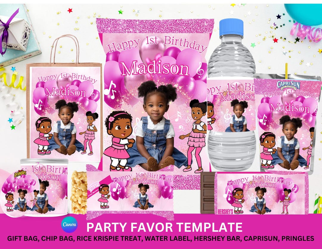 Custom Gracies Corner Birthday Party Supplies Diy Party Decor Template ...