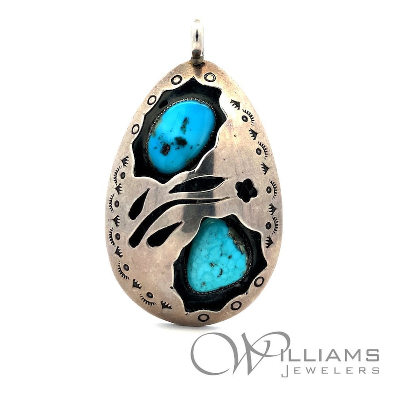 Shadow Box Turquoise Earrings - Etsy