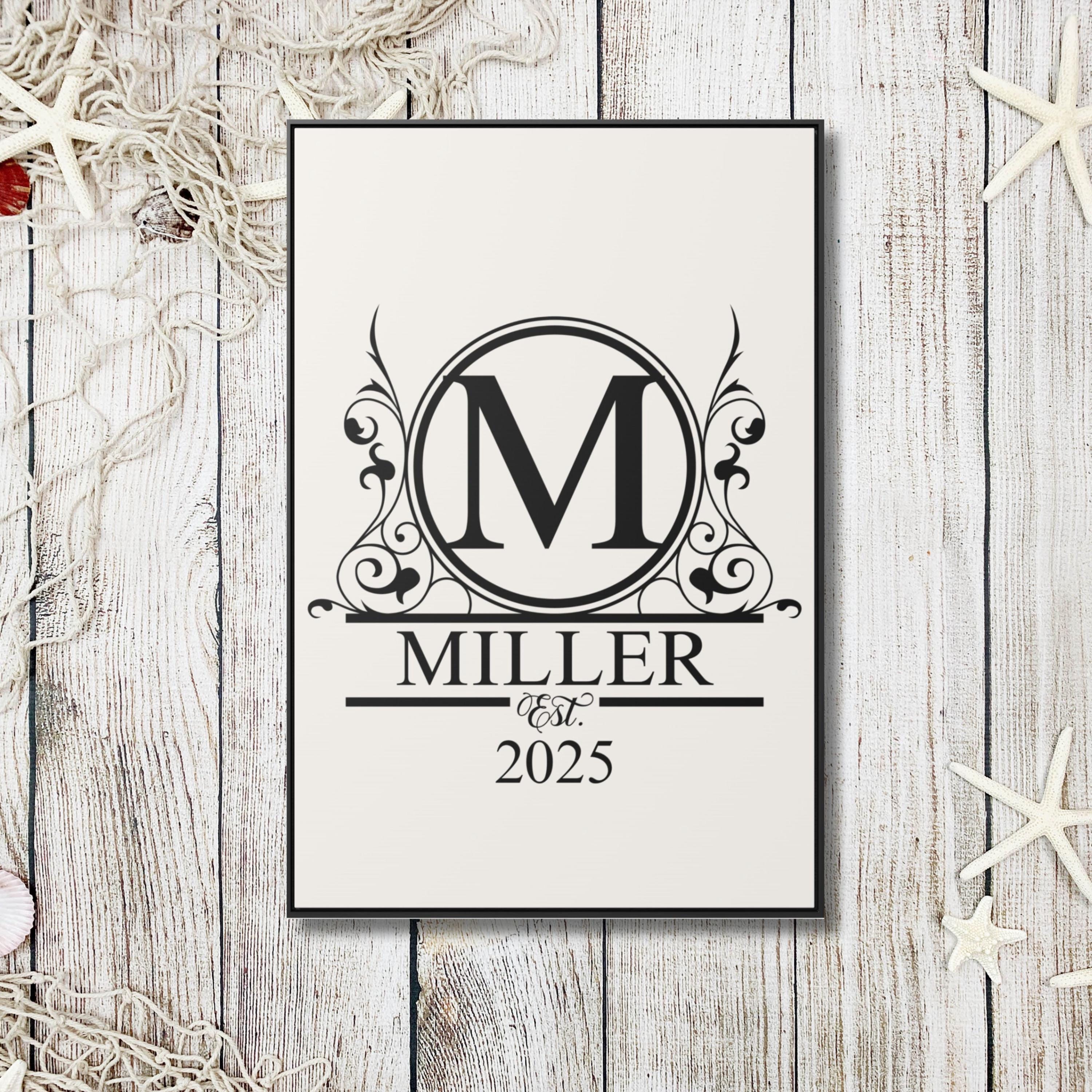 Custom Monogram Sign, Personalized Wedding Gift, Best Anniversary Gifts ...