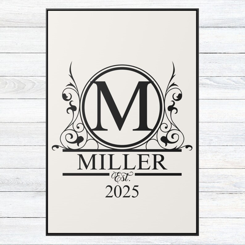 Custom Monogram Sign, Personalized Wedding Gift, Best Anniversary Gifts ...