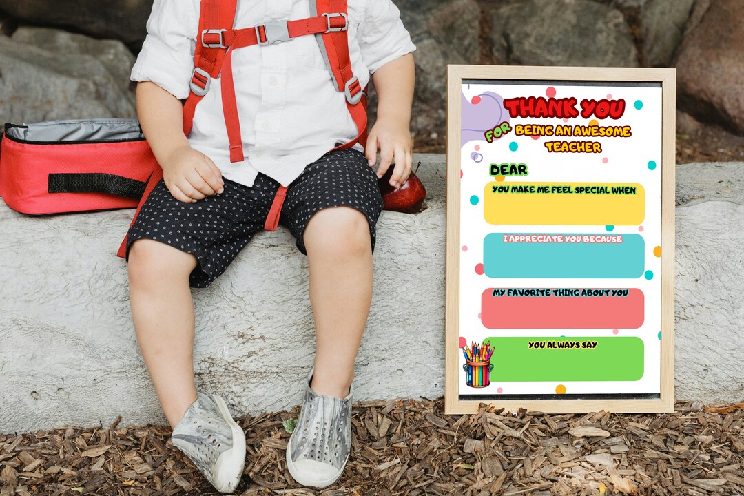 Teacher Appreciation Week Thank You Teacher Gifts Instant Digital ...