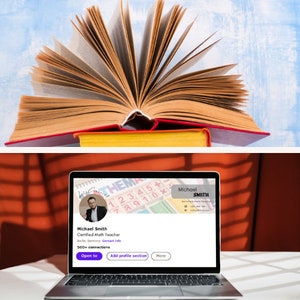 Linkedin Canva Editable Linkedin Background Linkedin Banner for Teacher ...