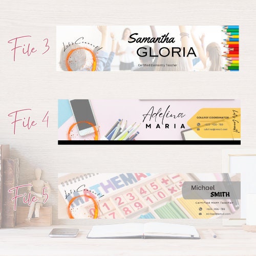 Linkedin Canva Editable Linkedin Background Linkedin Banner for Teacher ...