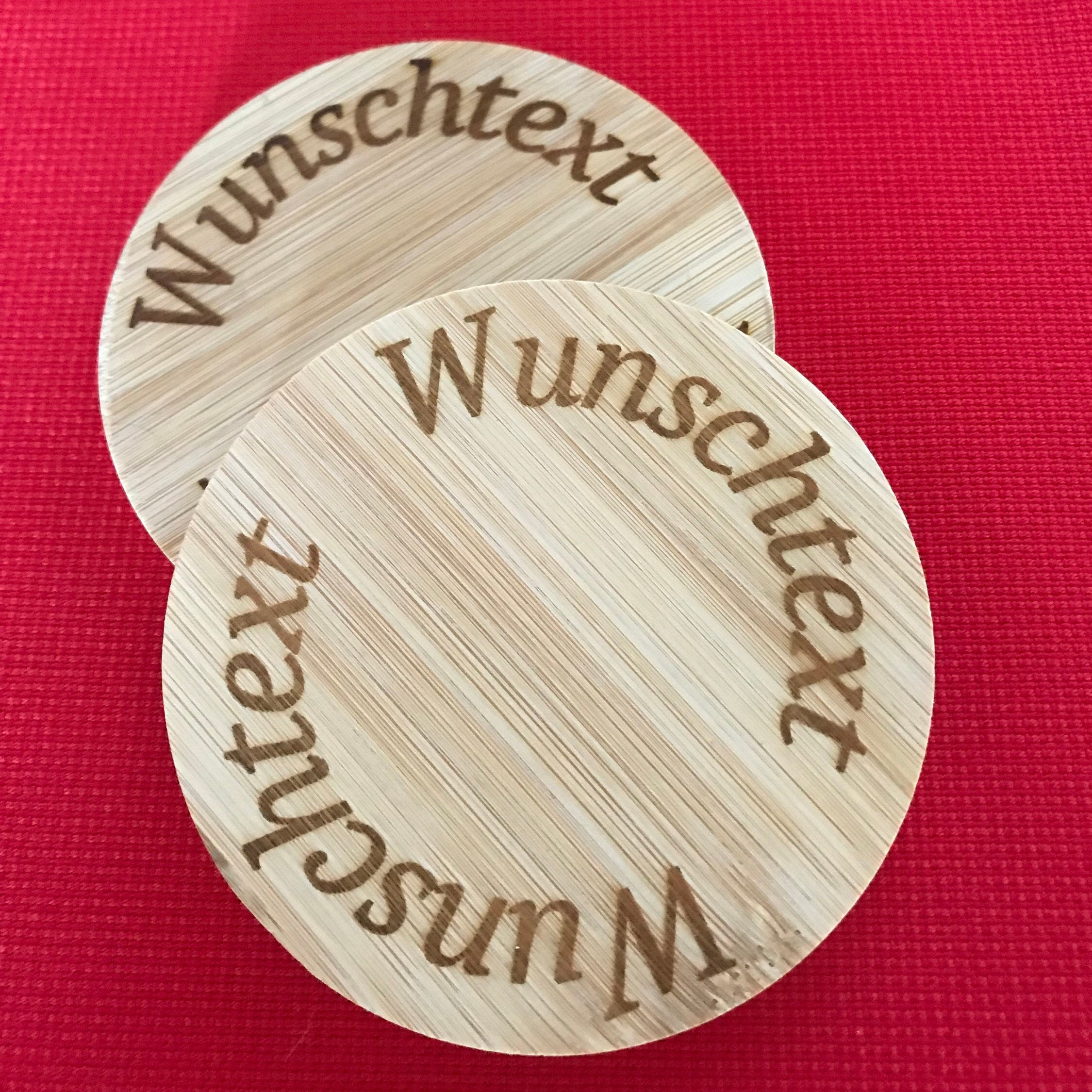 Wooden Coasters Personalized With Names Individual Coasters ...