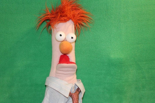 Beaker Muppet - Fully Working Puppet - Etsy