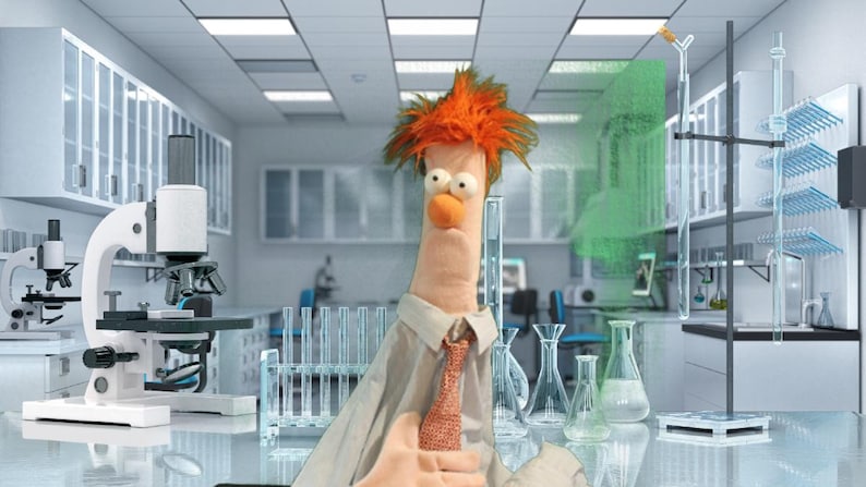 Beaker Muppet Fully Working Puppet - Etsy