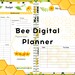 Bee Themed Digital Planner - Etsy