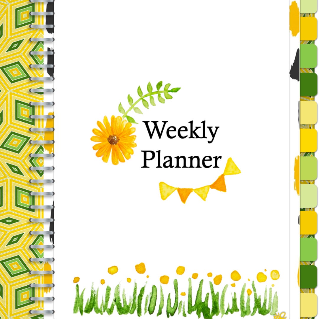 Bee Themed Digital Planner - Etsy