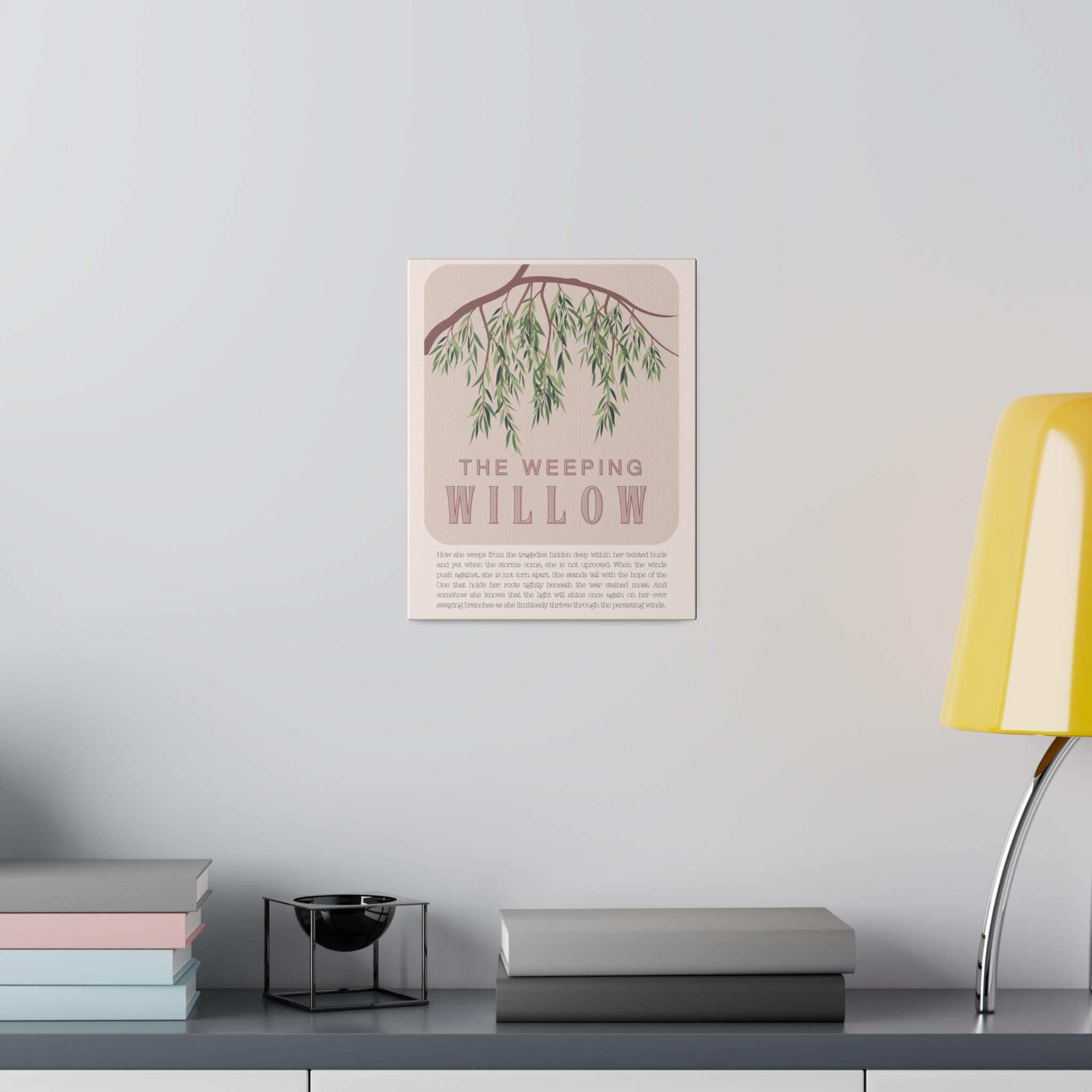 Willow Tree Poem Wall Art Christian Decor Minimalist - Etsy