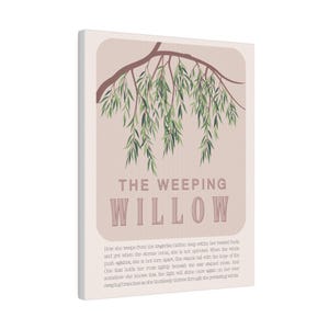 Willow Tree Poem Wall Art Christian Decor Minimalist - Etsy