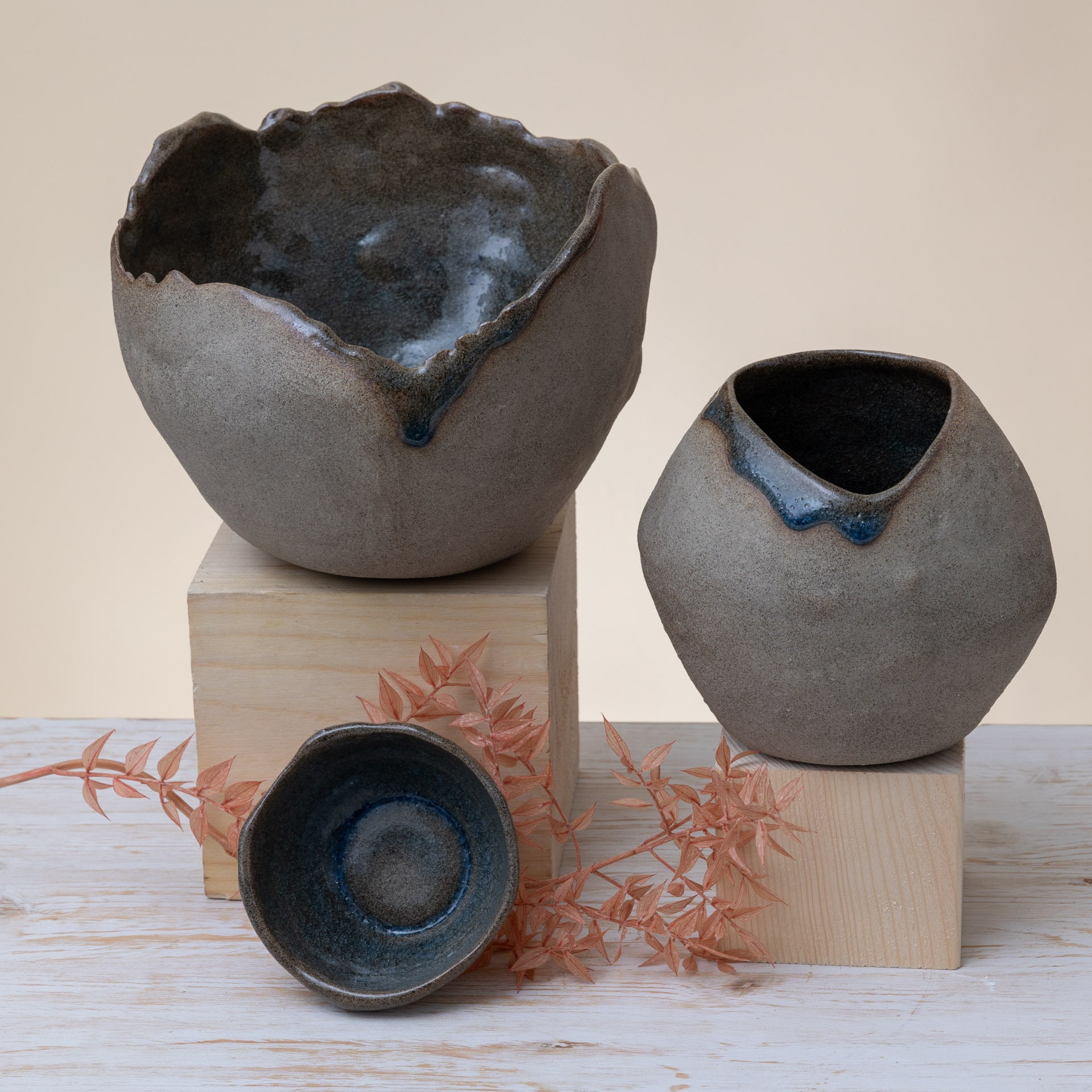 Handmade Ceramic Vase | Textured Vase | Design Vase, Home Decor Vase ...
