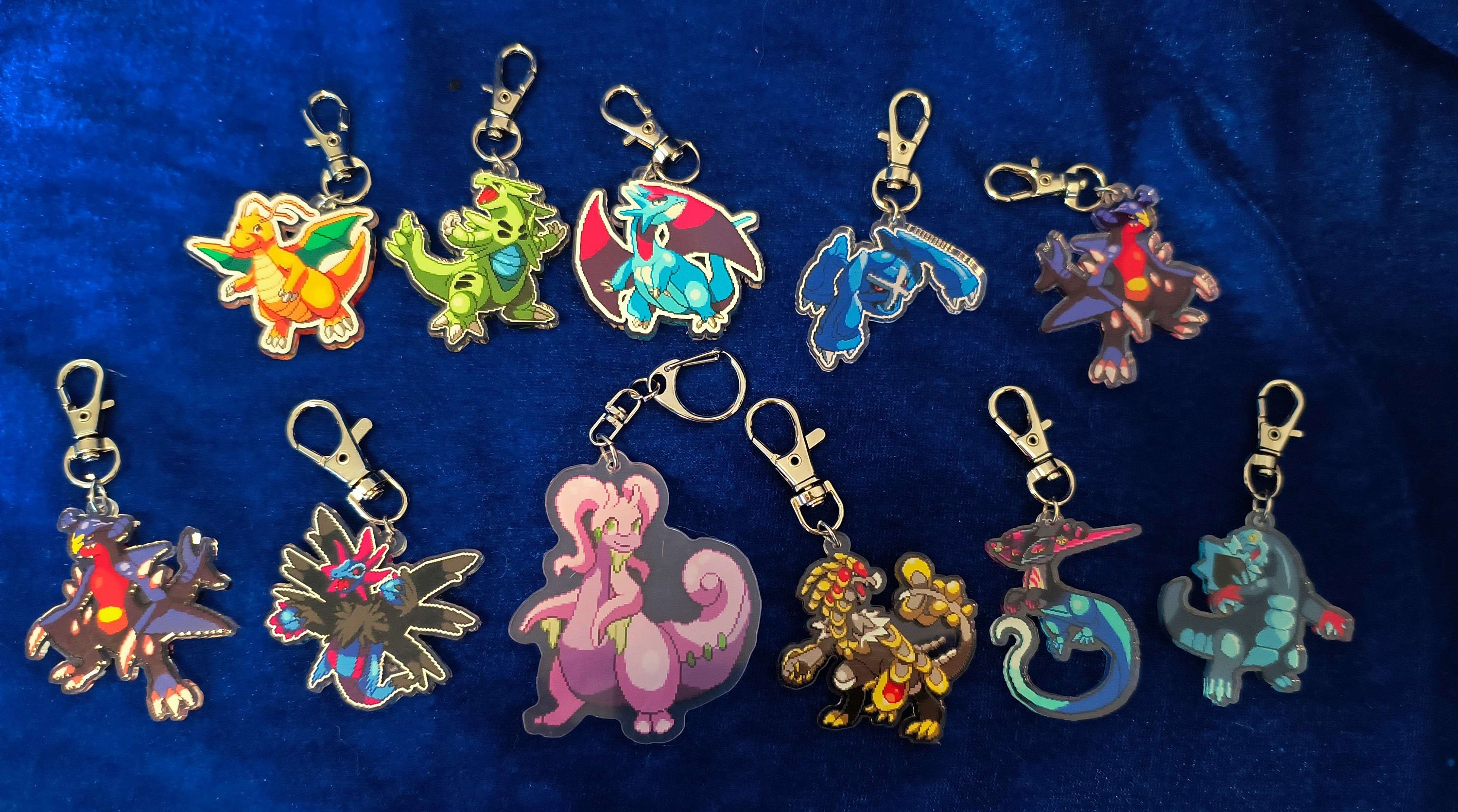 Double Sided Pseudo Legendary Pokemon Charms - Etsy