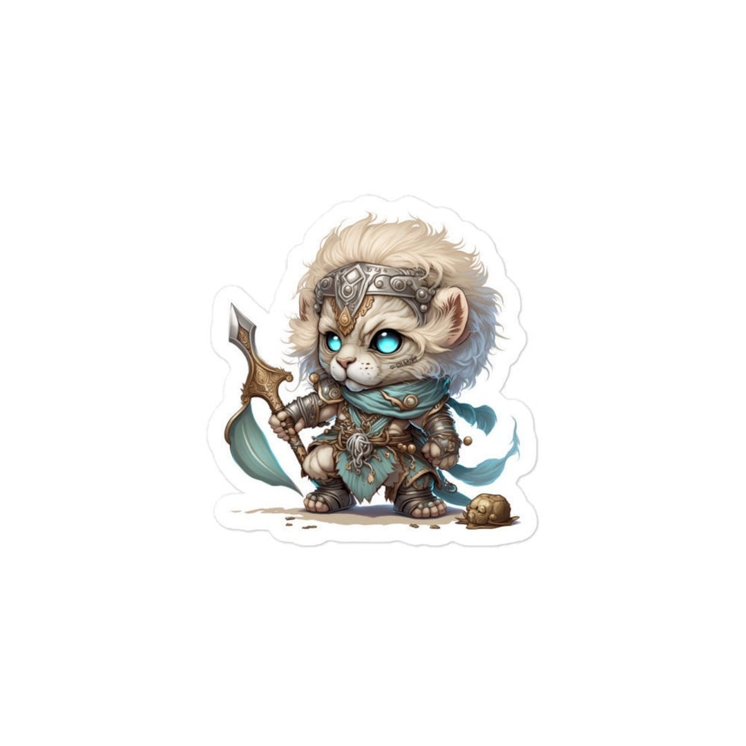 Ajani Goldmane Chibi - Magic: the Gathering Sticker - Etsy