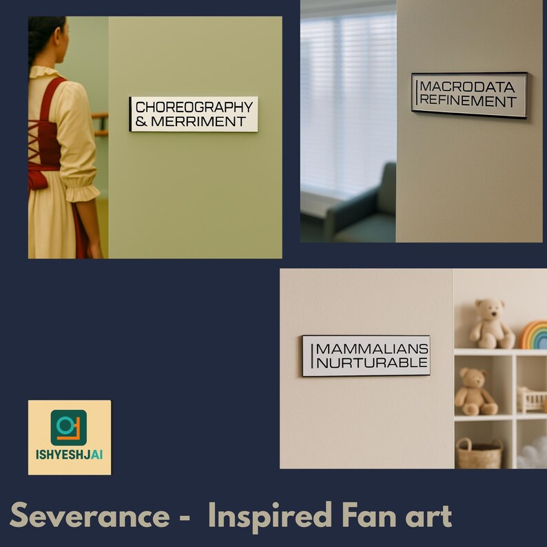 Severance-inspired Department Signs – Printable Lumon Office Decor ...