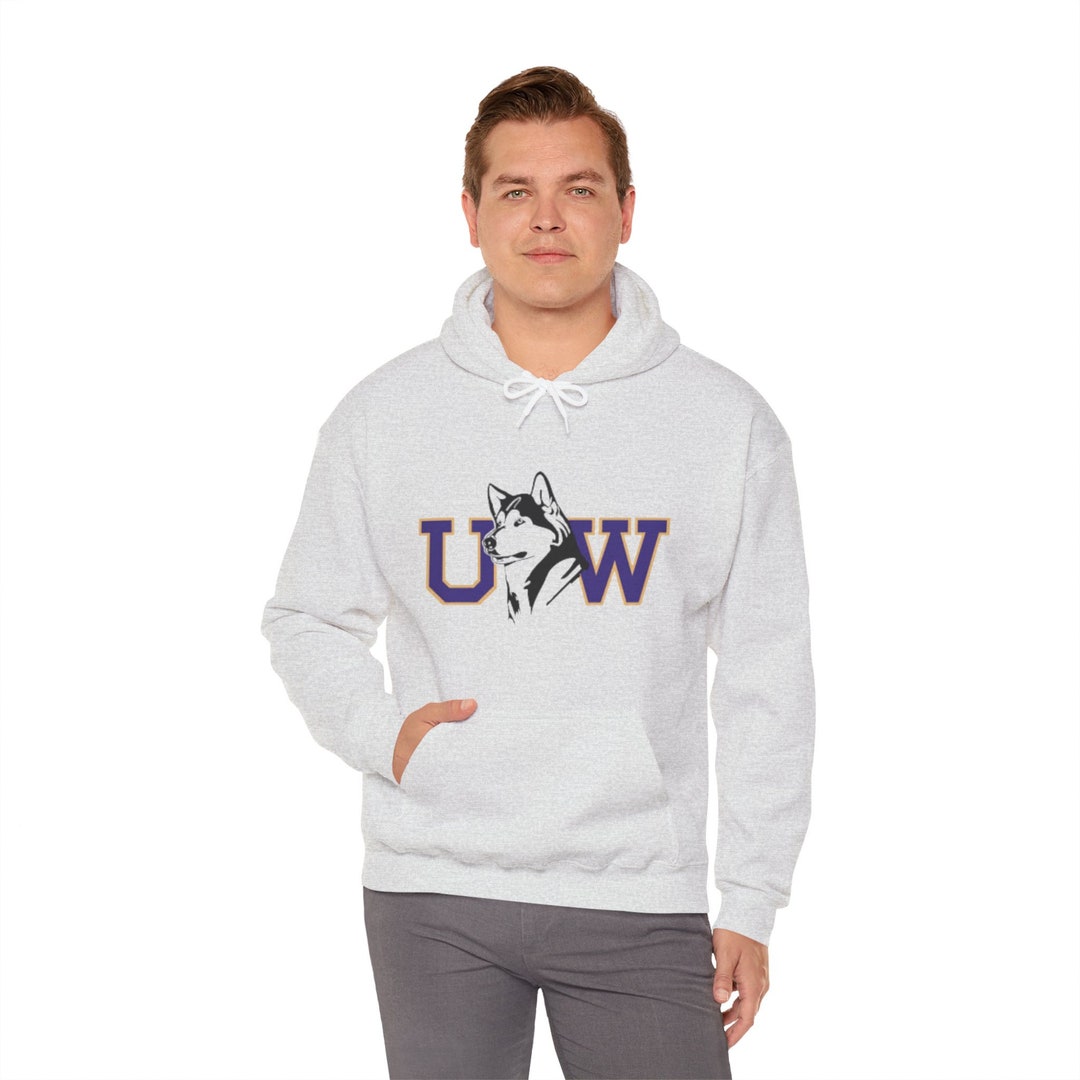 University of Washington Husky Football Unisex Heavy Blend™ Hooded ...