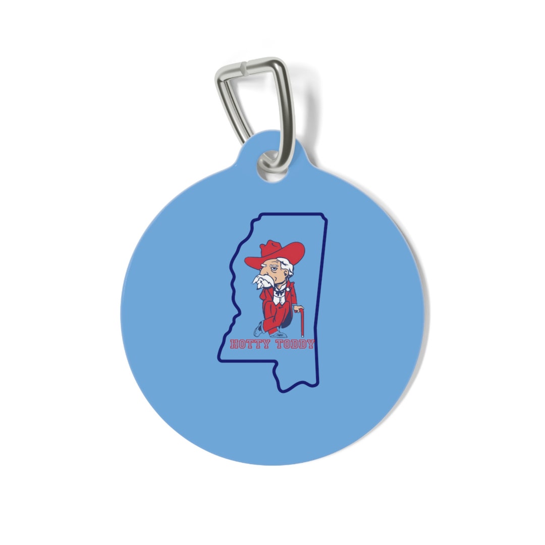 Hotty Toddy Ole Miss Throwback Pet Tag - Etsy