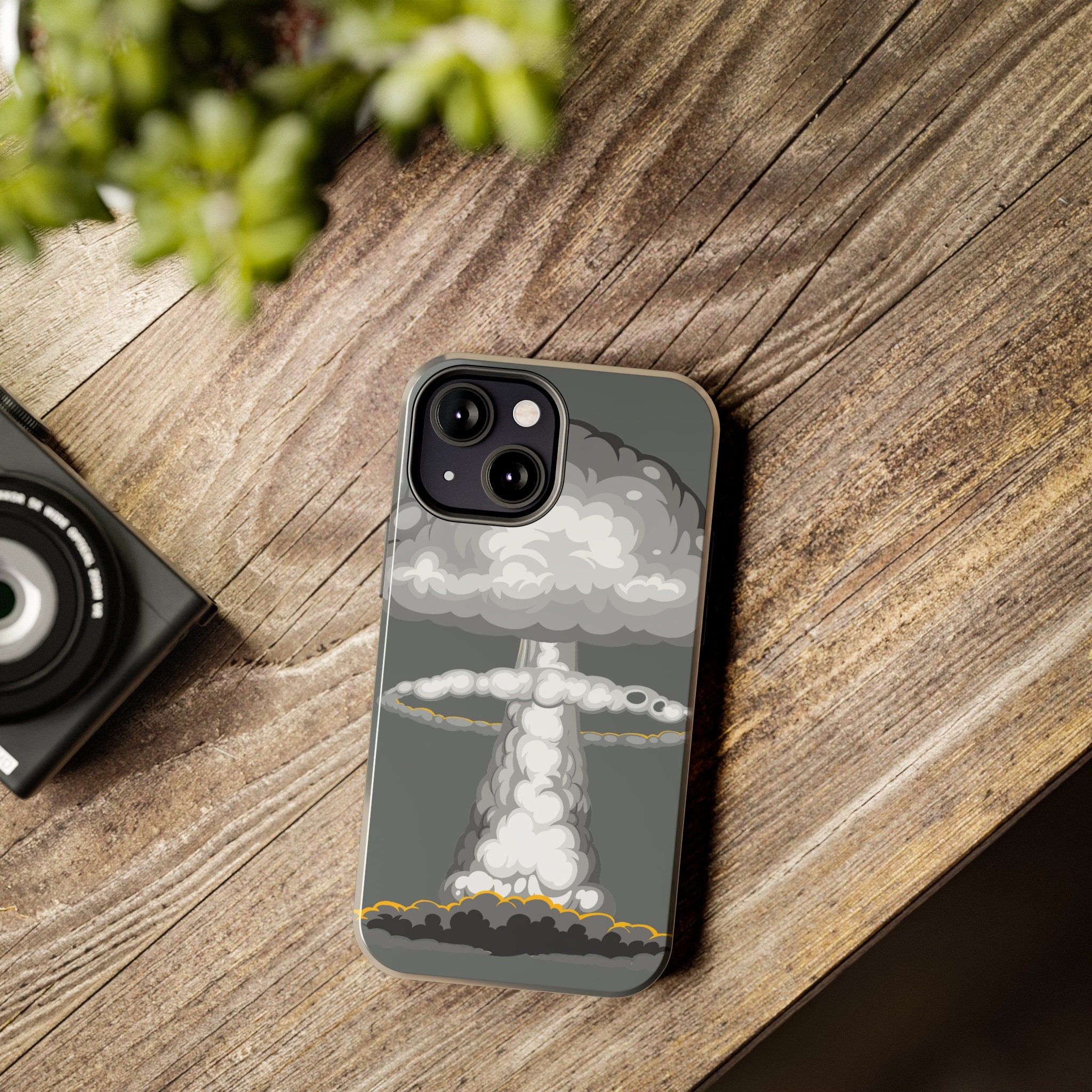 Oppenheimer Atomic Bomb Test Mushroom Cloud Tough Phone Cases Impact ...