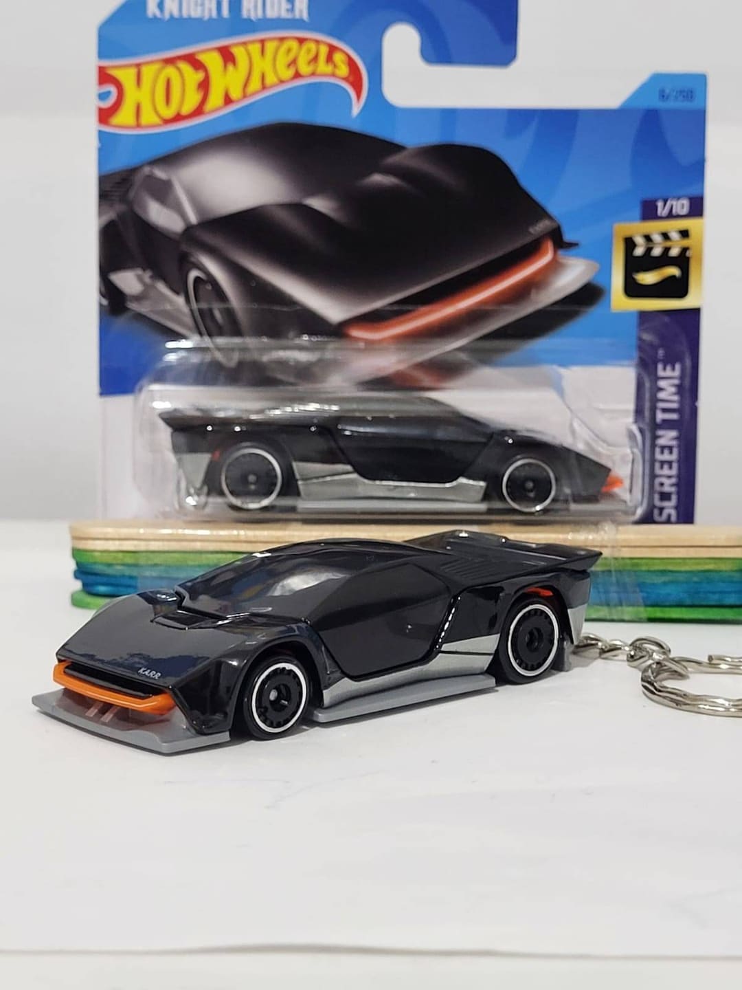 Hotwheels K.i.t.t Concept knight Rider Keyring - Etsy