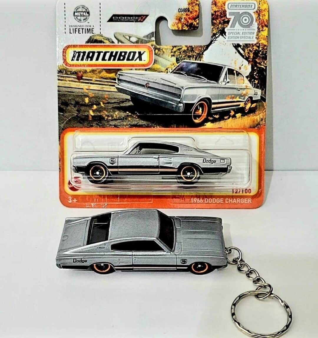 1966 Dodge Charger Matchbox Keyring - Etsy