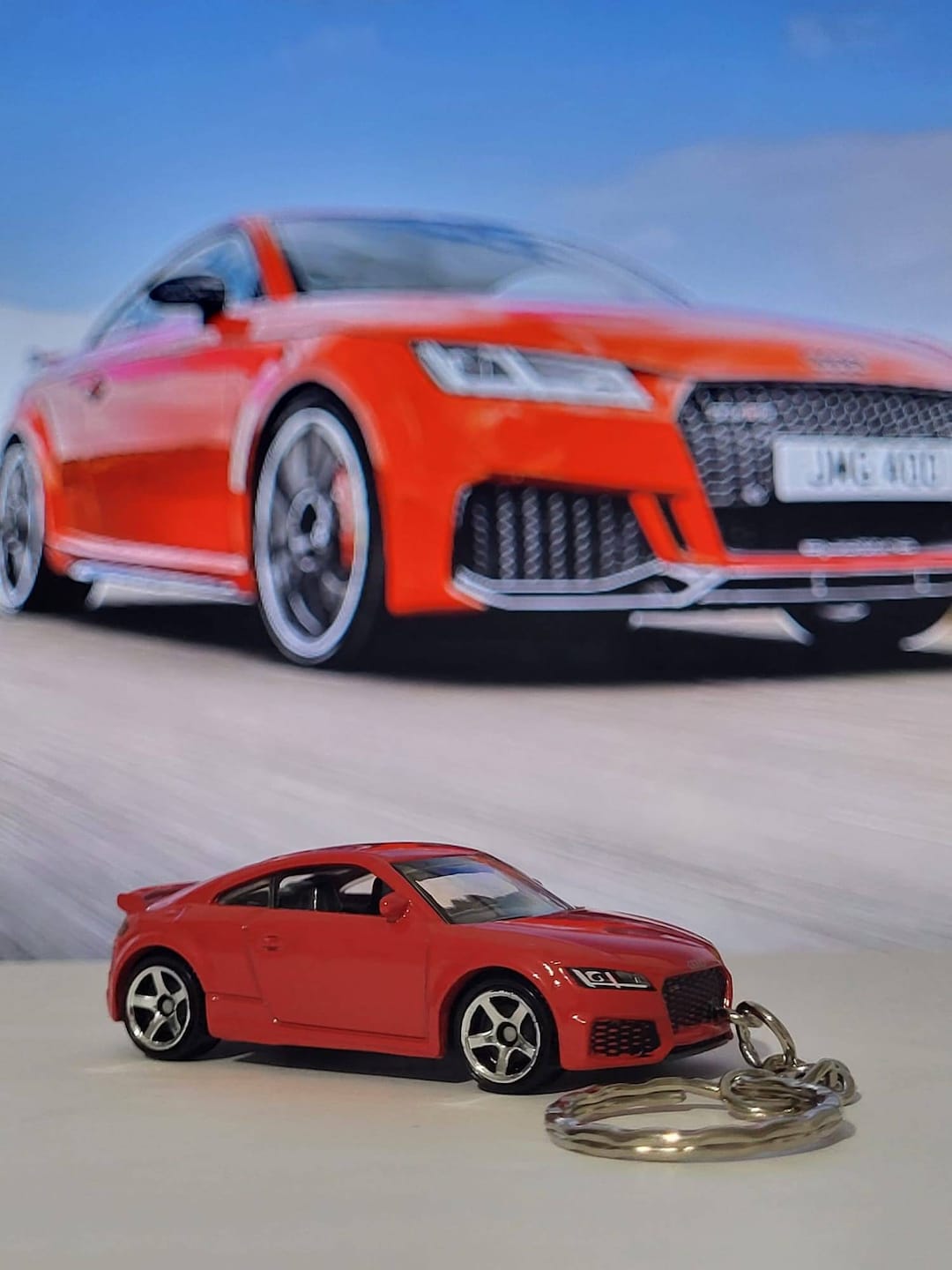 Matchbox Audi Tt Rs Coupe Keyring - Etsy