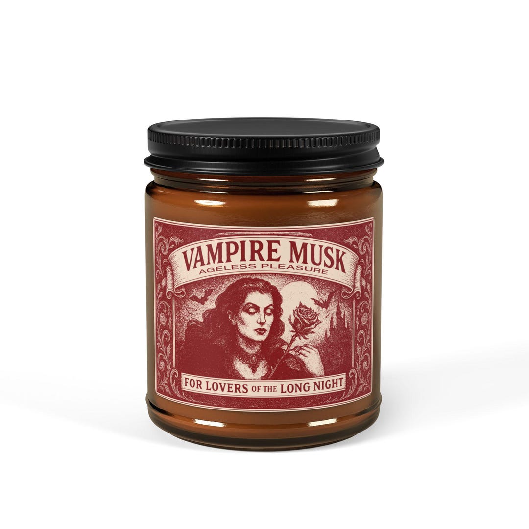 Vampire Movie Fan Gift Monster Musk Scent Queen Soy Candle, 6 Scents or ...