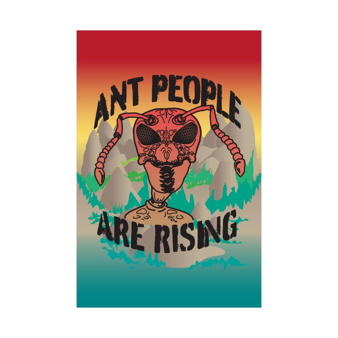 Ant People Are Rising Premium Wall Art Print, Alien Warning - Etsy