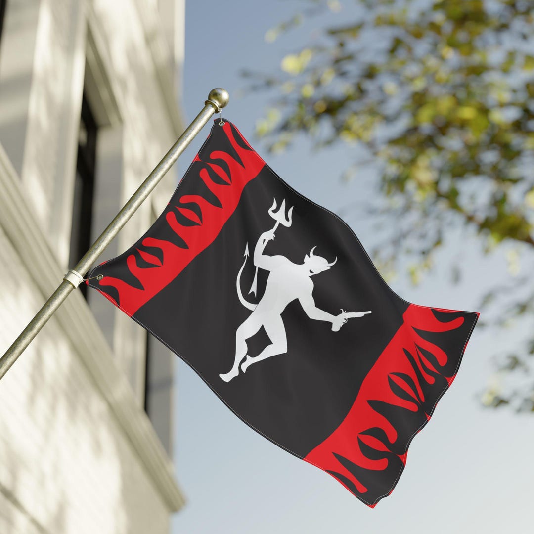 Devil Dancing Pirate Glory Flag, New Jolly Roger - Etsy