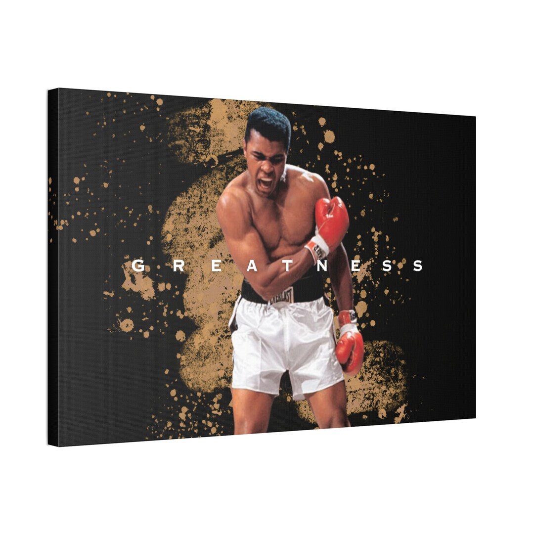 Canvas Wall Art Muhammad Ali Boxing Decor the Greatest of All Time Wall ...