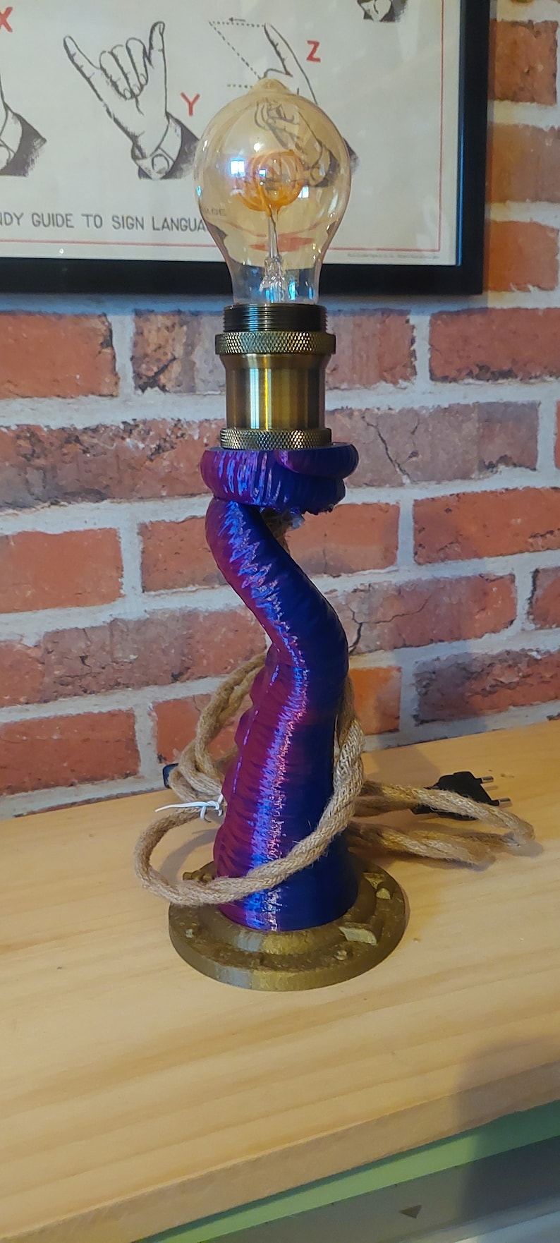 Octopus Tentacle Lamp 3D Printing - Etsy