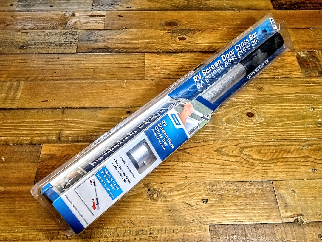 CAMCO RV Screen Door Cross Bar Universal Fit NIP 42183 Protects Door ...