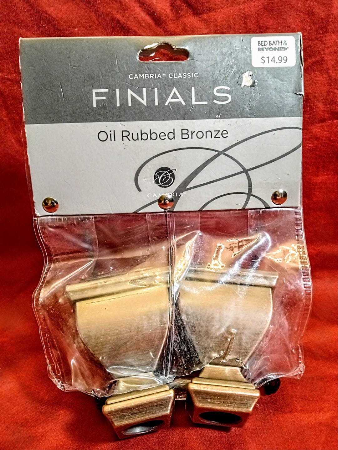 Cambria Classics Napoleon Finials 2 Oil Rubbed Bronze for 5/8 Drapery ...
