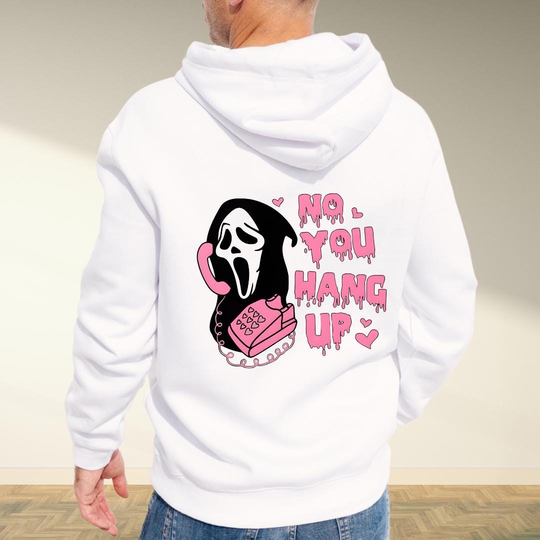 Scream Cute Sweatshirts, No You Hang up Hoodie, Ghost Horror Sweat ...