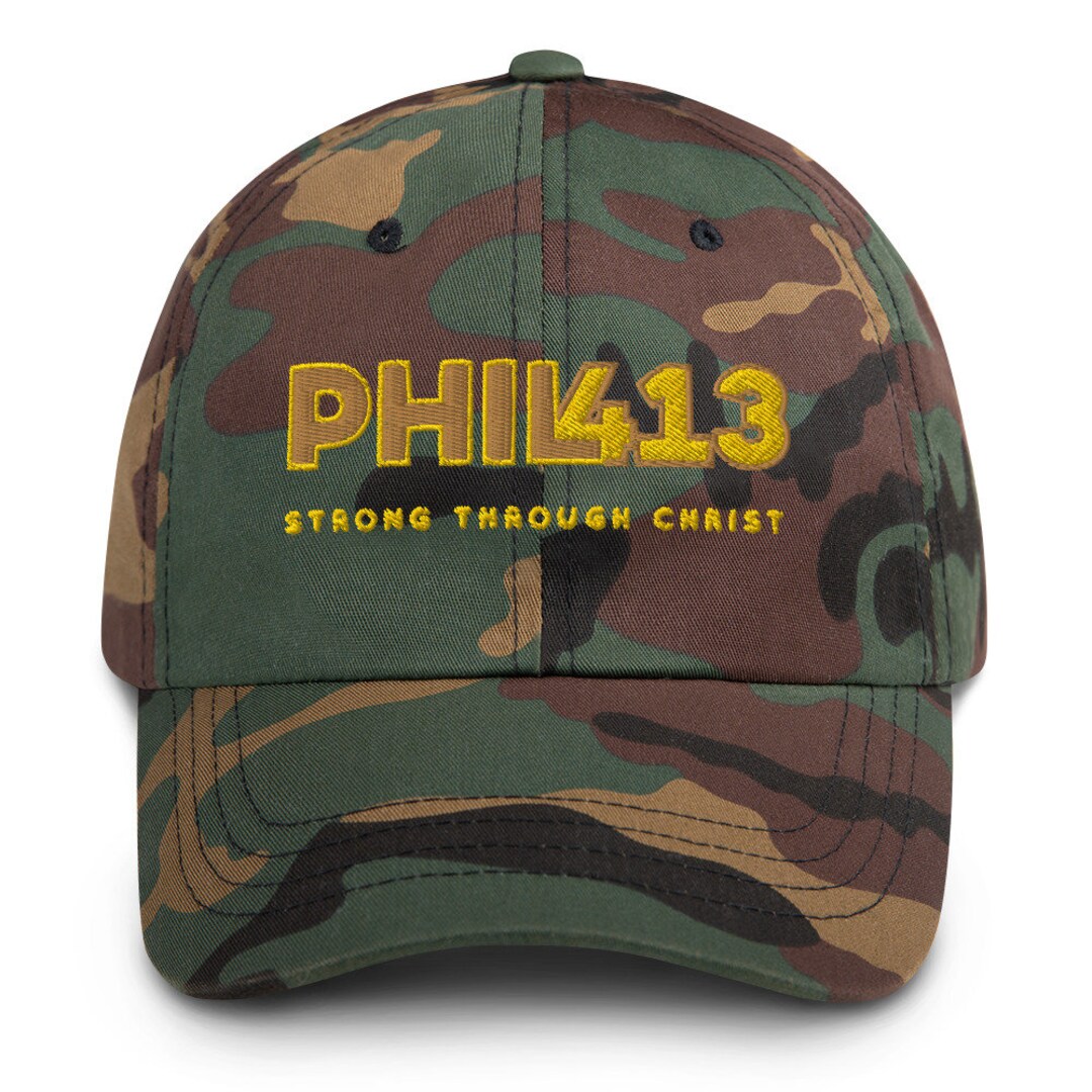 Philippians 4:13 Embroidered Cap - Etsy