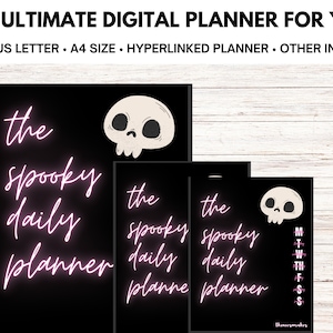 The Spooky Weekly Planner - Etsy