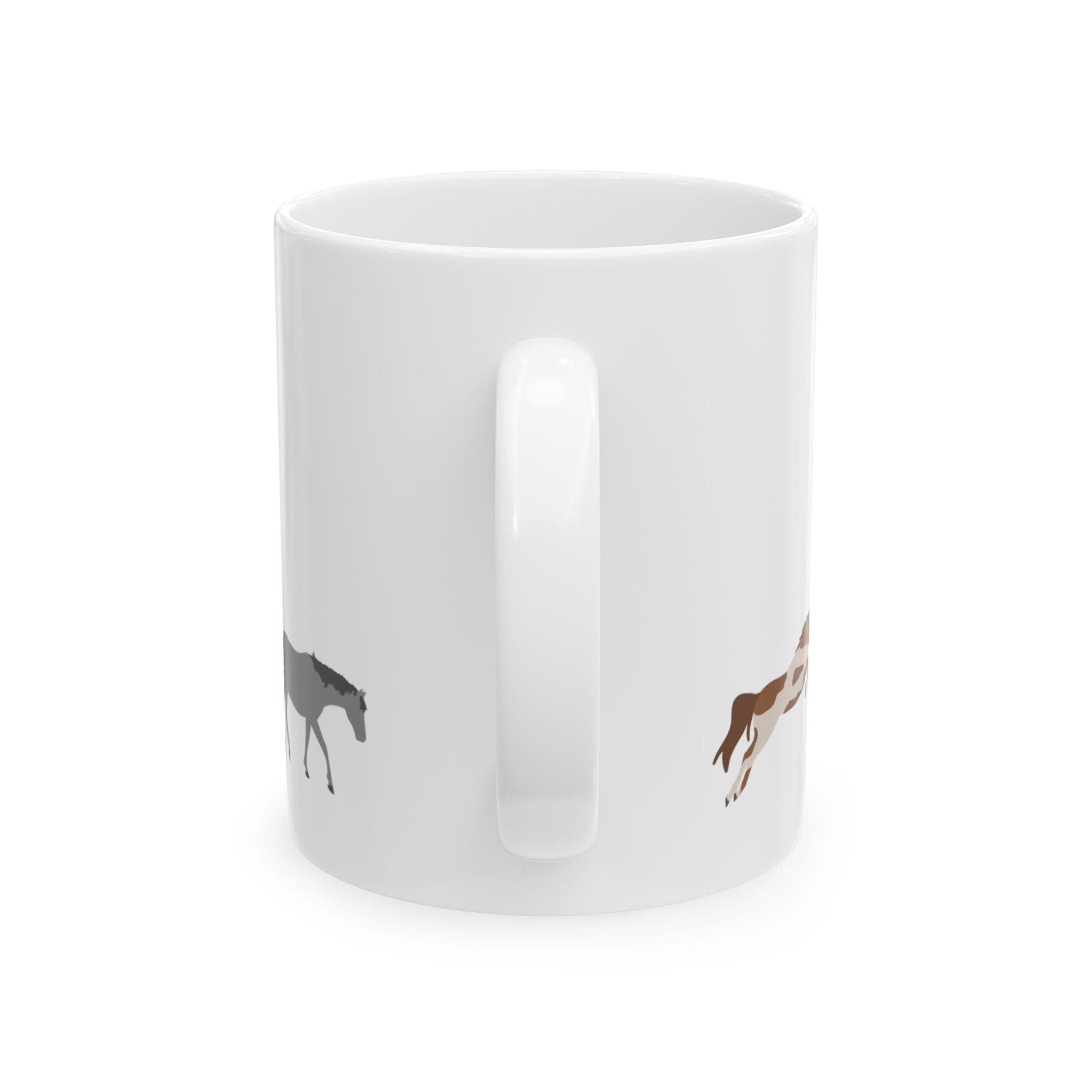 Horse Ceramic Mug 11oz 15oz Equestrian Mug Horse Girl Mug Gift Horse ...