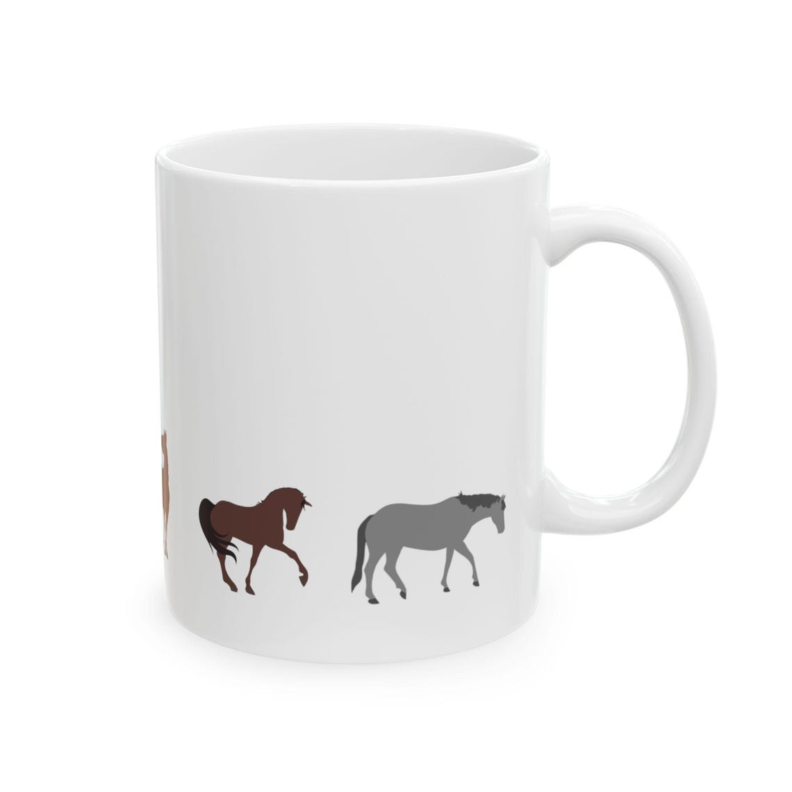 Horse Ceramic Mug 11oz 15oz Equestrian Mug Horse Girl Mug Gift Horse ...