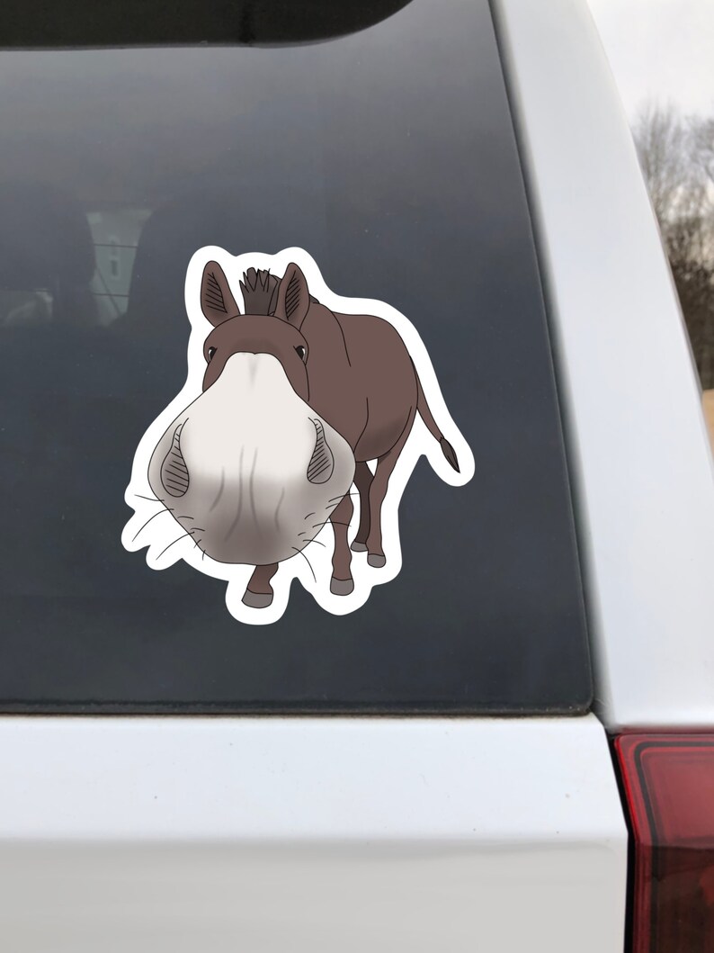 Customizable Donkey Sticker Personal Decal Gift for Farm - Etsy