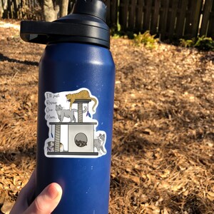 Rescue Cats Sticker - I'll Just Rescue One More... - Rescue Collection ...