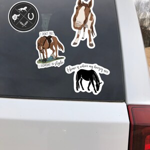 Equestrian Sticker Bundle Horse Lover Gift Customizable Sticker ...