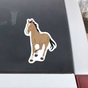 Customizable Animation Horse Sticker Personal Decal Cartoon Horse Gift ...