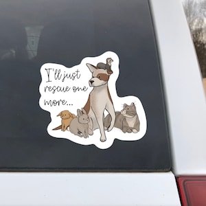 Pets Rescue Sticker Animal Rescue Decal Dog Adoption Foster Cats Decal ...