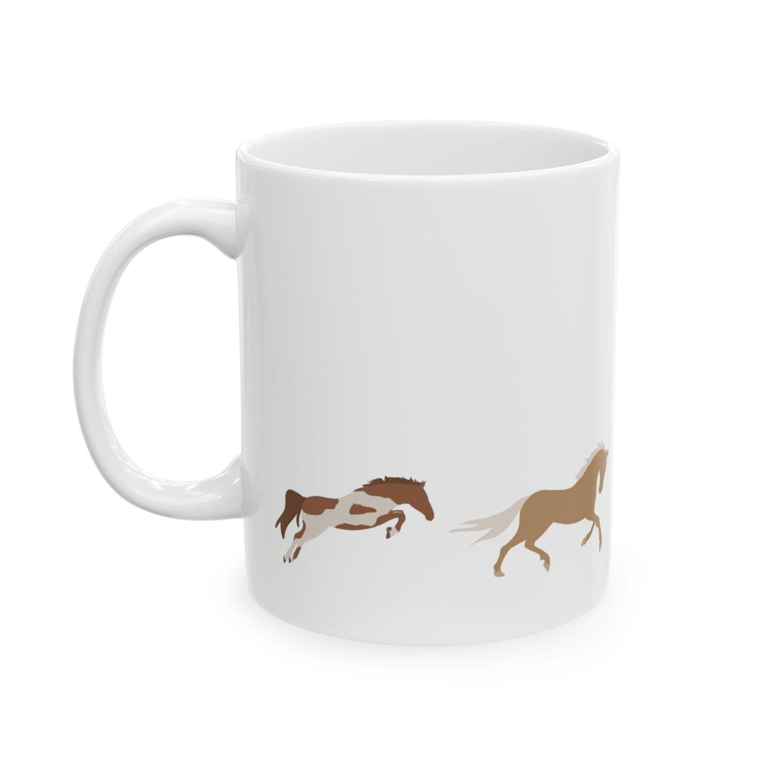 Horse Ceramic Mug 11oz 15oz Equestrian Mug Horse Girl Mug Gift Horse ...